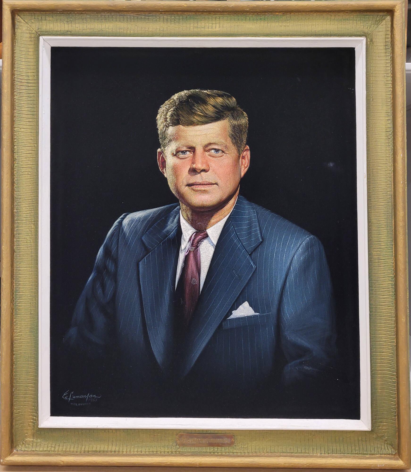Portrait of John F. Kennedy – Works – The John F. Kennedy Presidential ... Portrait of John F. Kennedy – Works – The John F. Kennedy Presidential ...